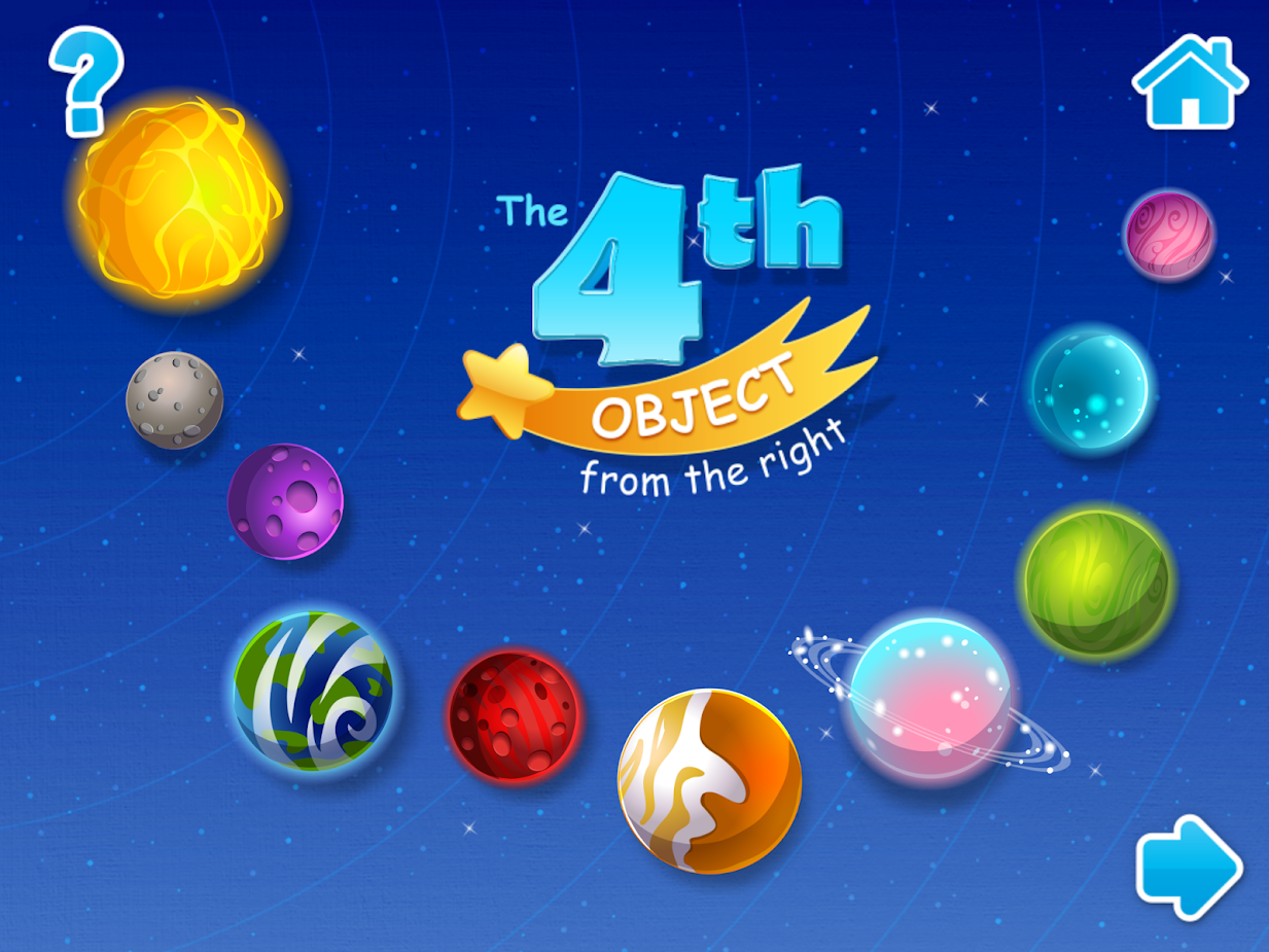 Ordinal Numbers Game for Kids