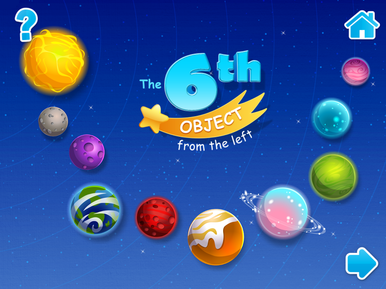 Ordinal Numbers Game for Kids