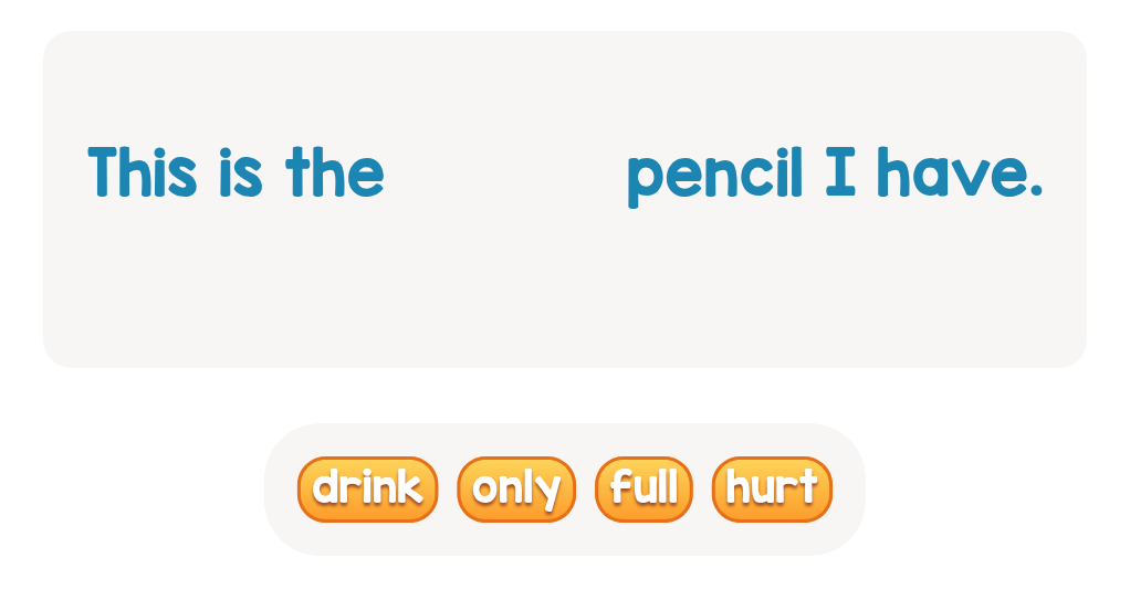 Sight Words for Third Grade | Complete the Sentence | Spelling Practice ...