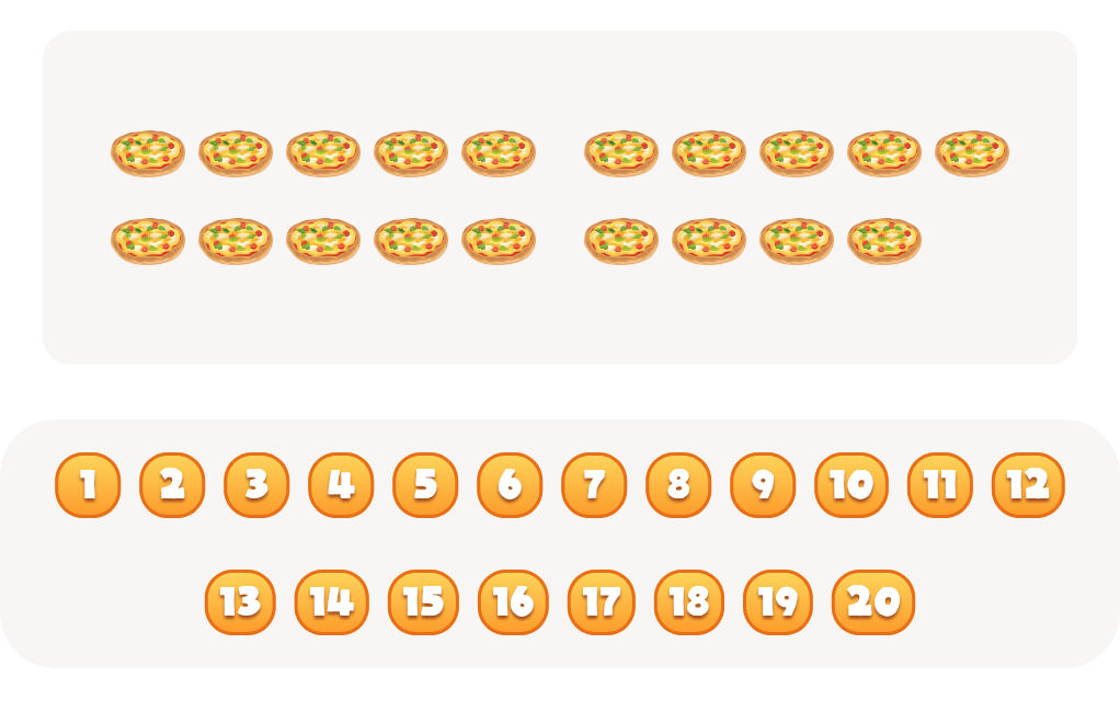 Easy Counting to 20 Worksheets