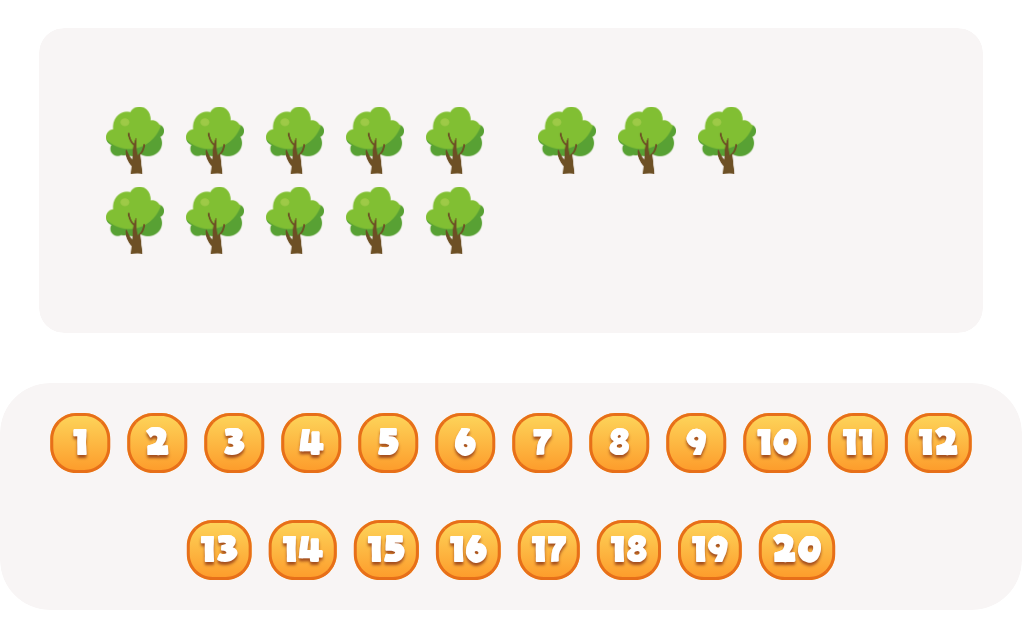 Easy Counting to 20 Worksheets