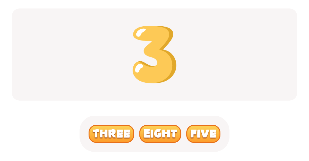 Number Names Worksheets for Kindergarten