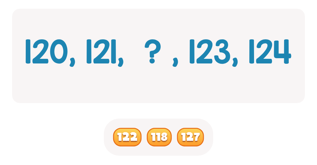 Counting Forward Up to 120 - Interactive Math Exercise for Kids