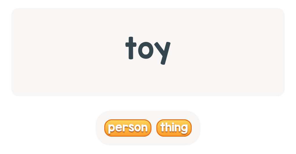 Common Nouns: Identify Person or Thing | Grammar Worksheet for Kids