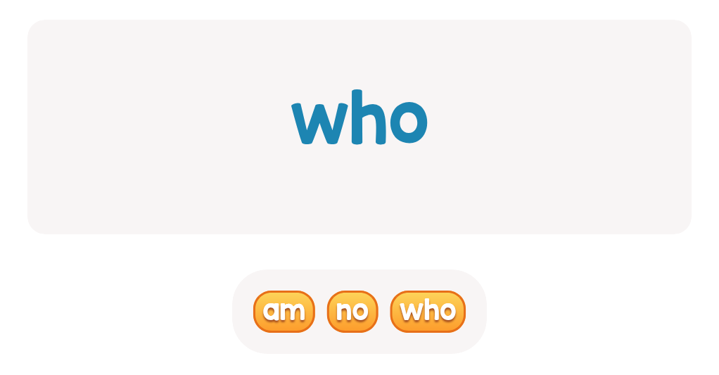 Practice Recognizing Sight Words for Kindergarten: Find the Word