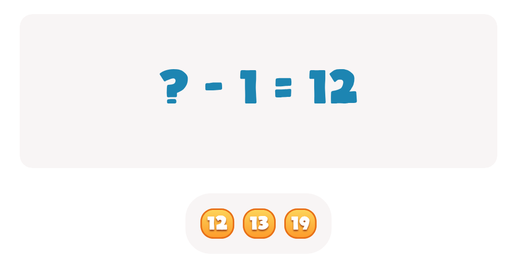 Review Quiz: Subtraction Facts