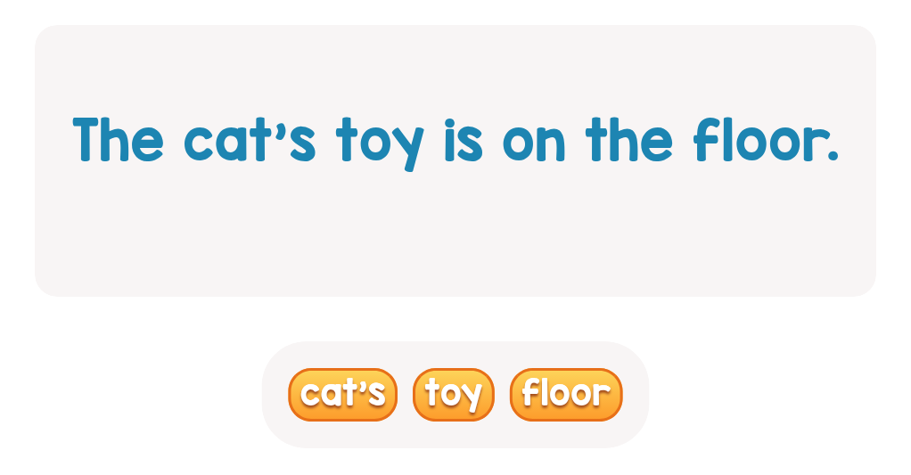 Grade 1 Possessive Nouns Practice | Find the Possessive in 'The cat’s ...