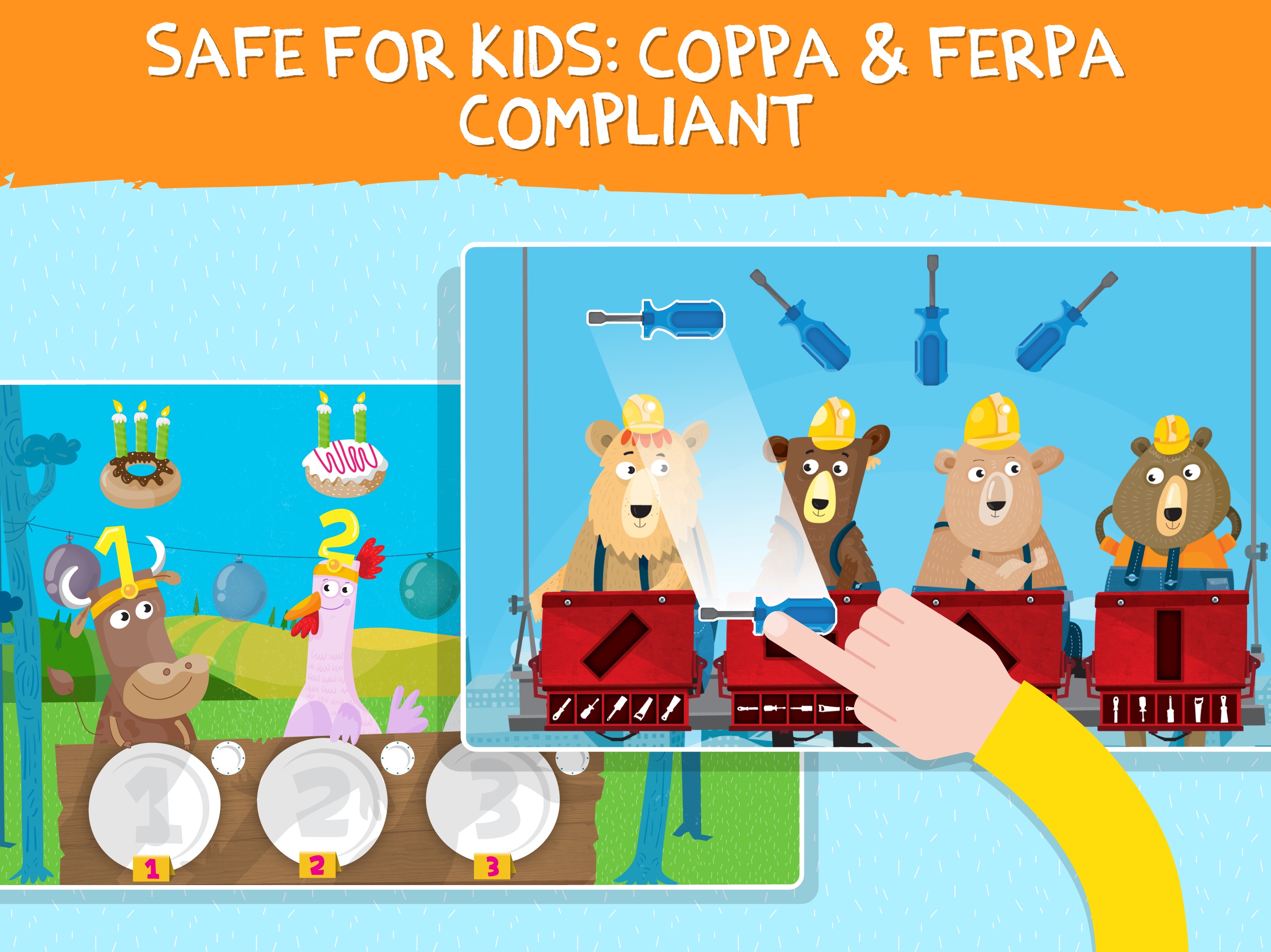 Learning Games: kids, toddlers