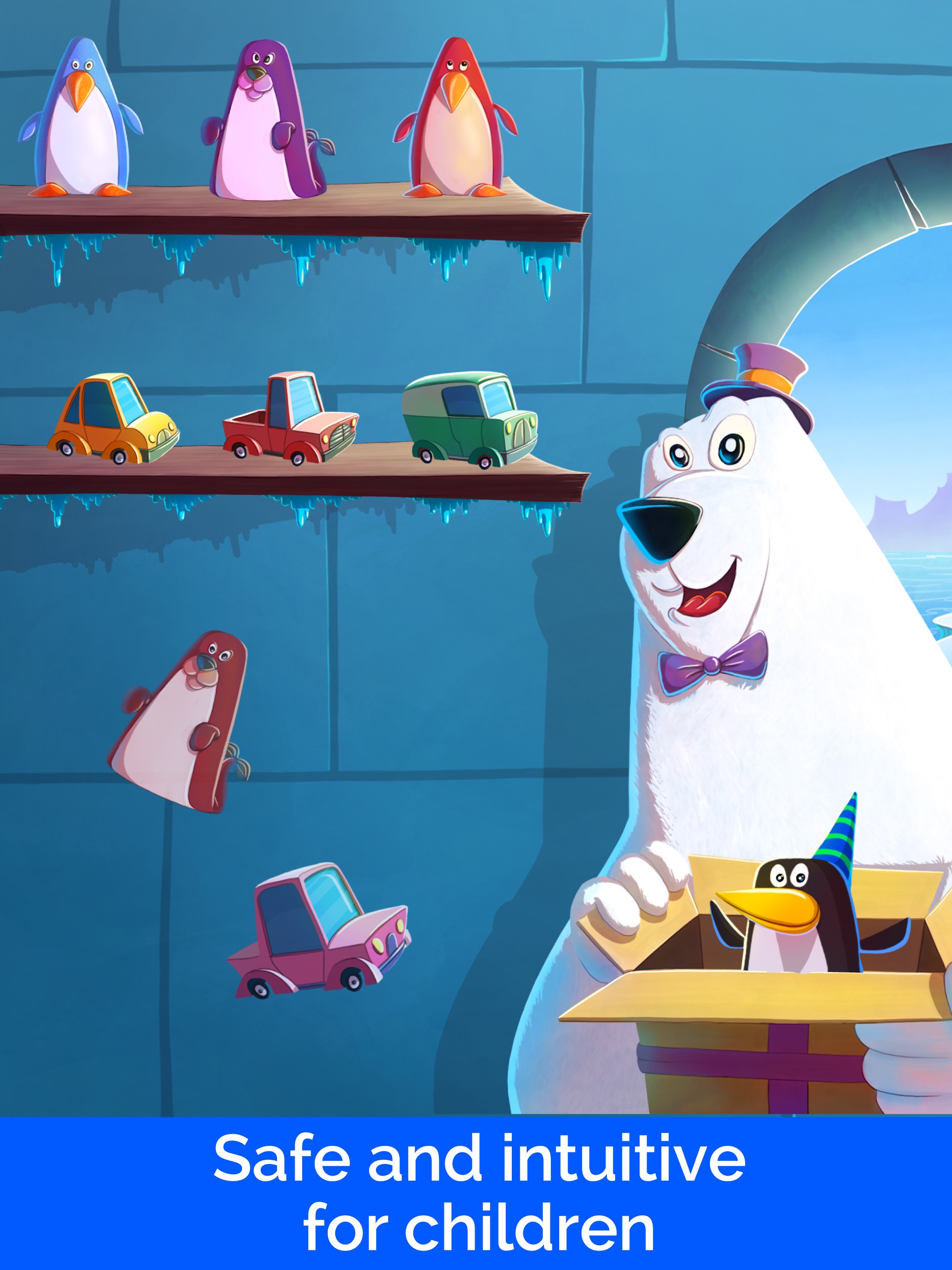 Game with puzzles for toddlers