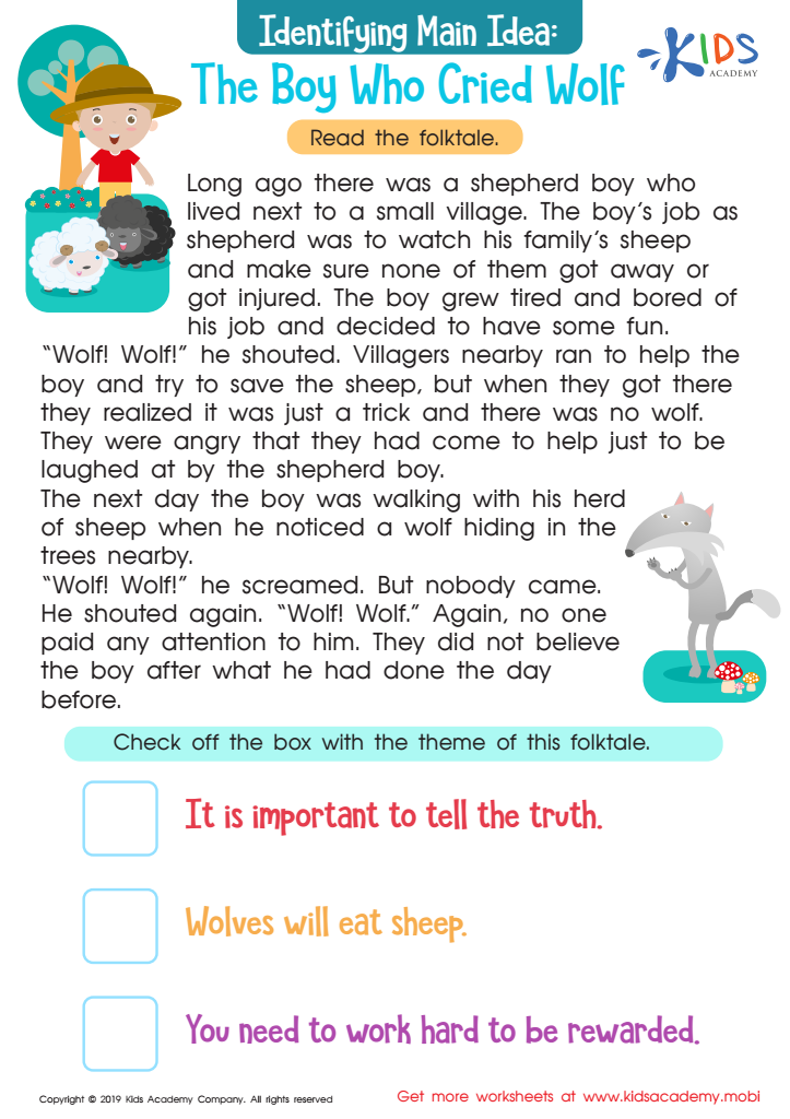 Printable Reading Worksheets For 3rd Grade