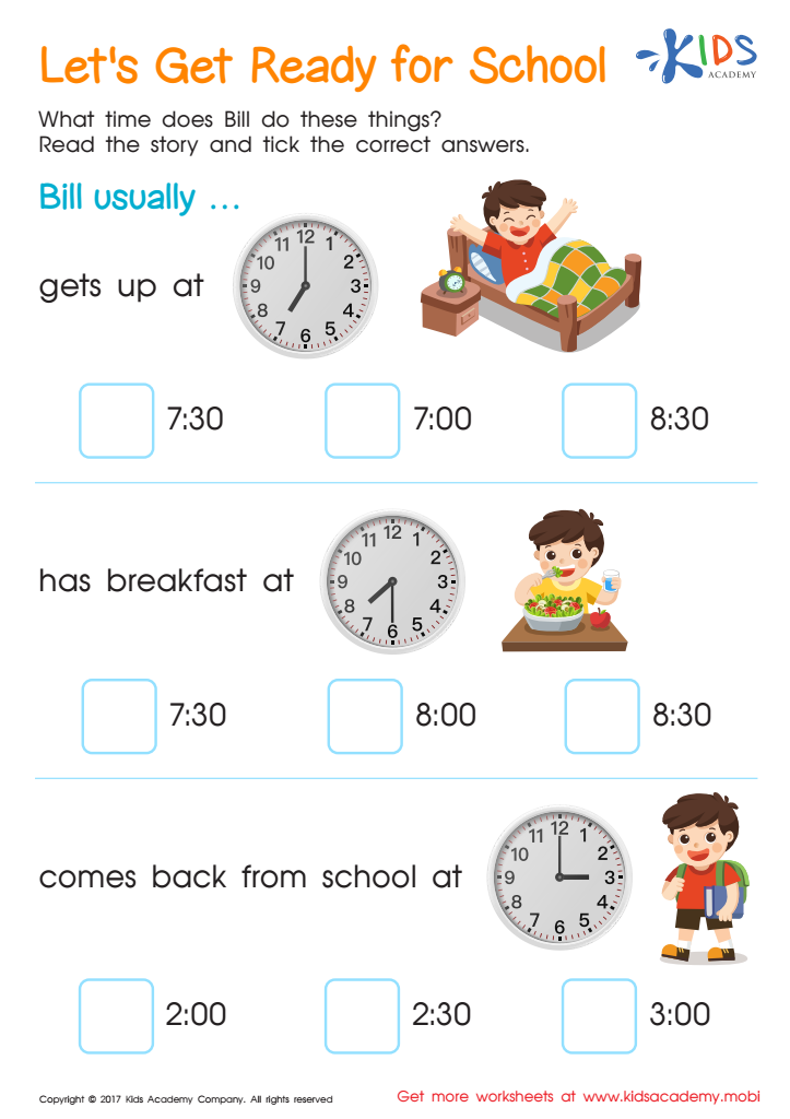 Grade 3 Telling Time Worksheet Read The Clock 1 Minute Intervals K5 