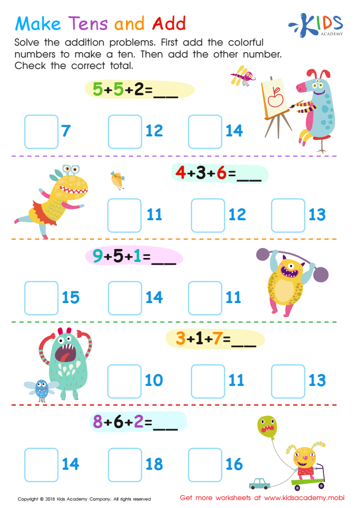Addition Worksheets For Grade 1 Free Printables For First Grade