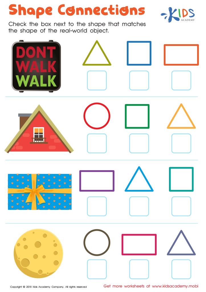 2D Shapes Worksheets For Kindergarten In PDF
