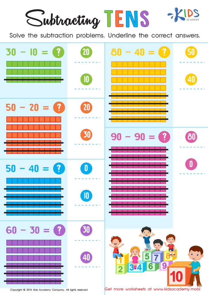 Subtract 10 From Multiples Of 10