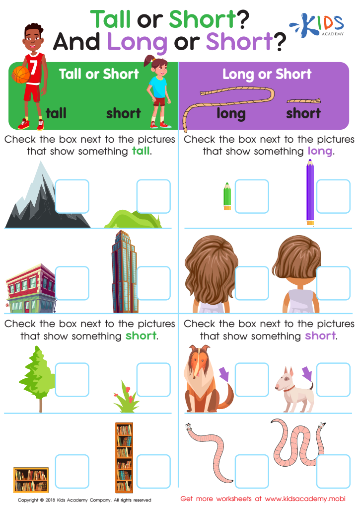 Normal Comparison Worksheets For Preschool Free PDF Worksheets