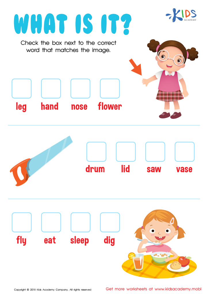 What Is It Worksheet For Kids What Is It Worksheet For Kids