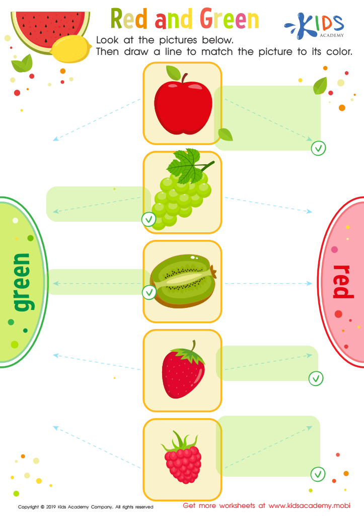 Red And Green Worksheet For Kids Answers And Completion Rate Red And Green Worksheet For Kids Answers And Completion Rate